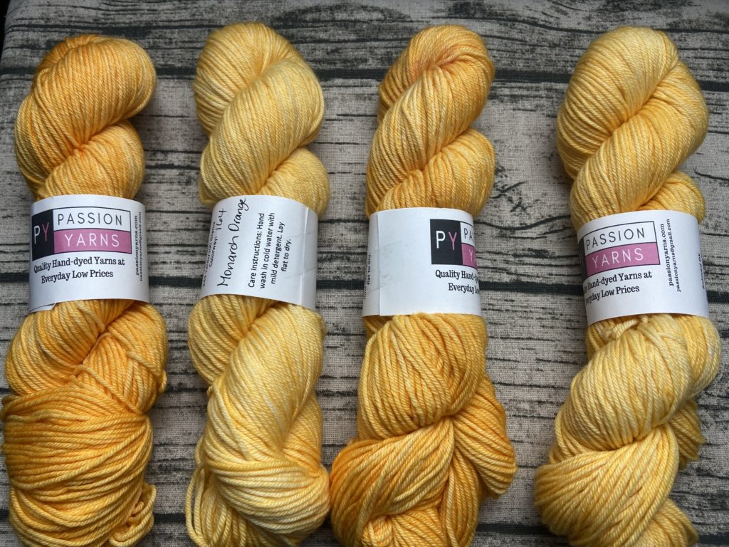 Monarch Orange-Merino DK – Passion Yarns
